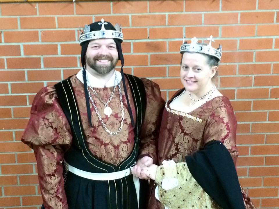 27th Crown of Lochac: Steffan I and Branwen I – Lochac Royalty